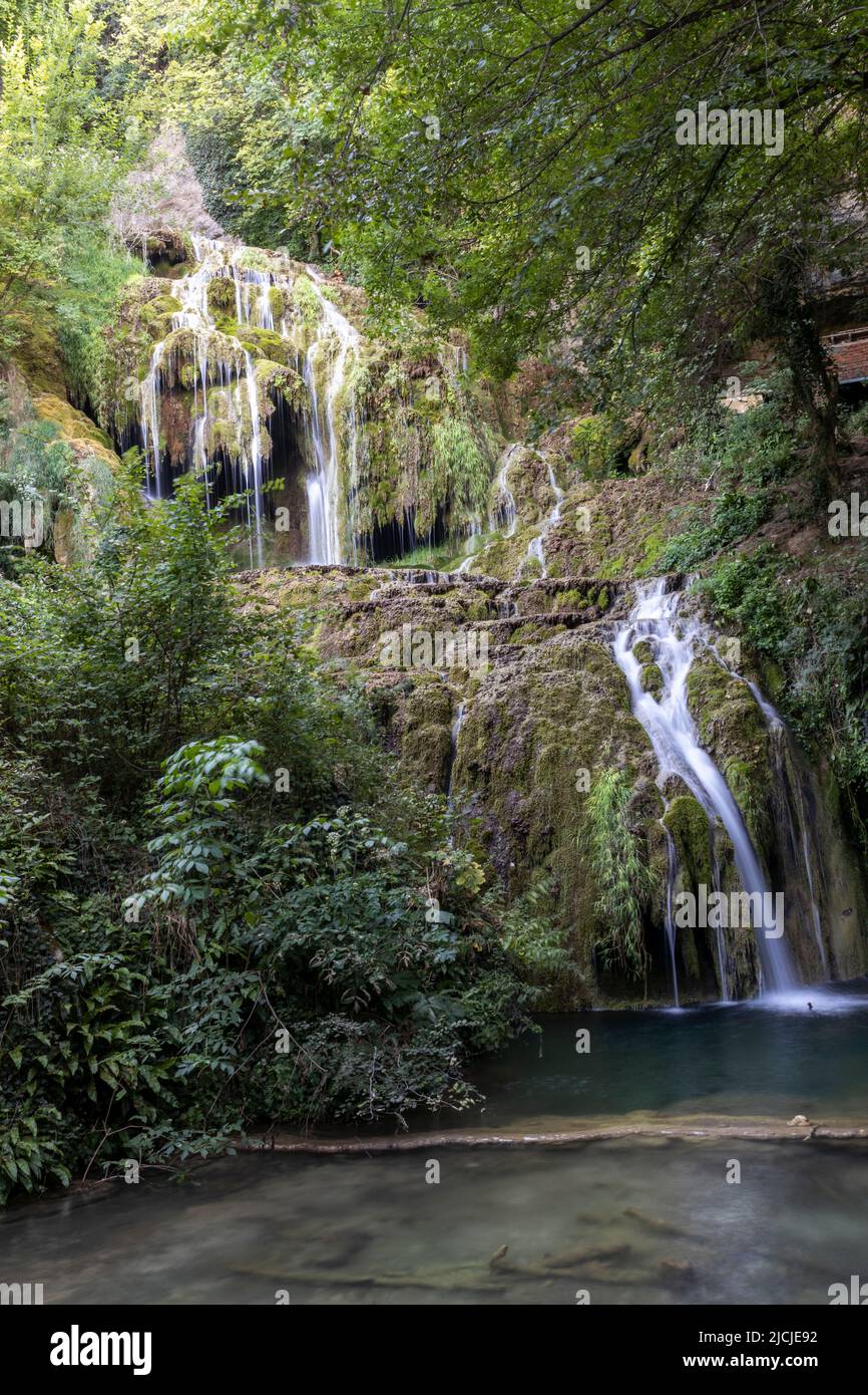 Amazing view of Krushuna Waterfalls, Lovech region, Bulgaria Stock ...
