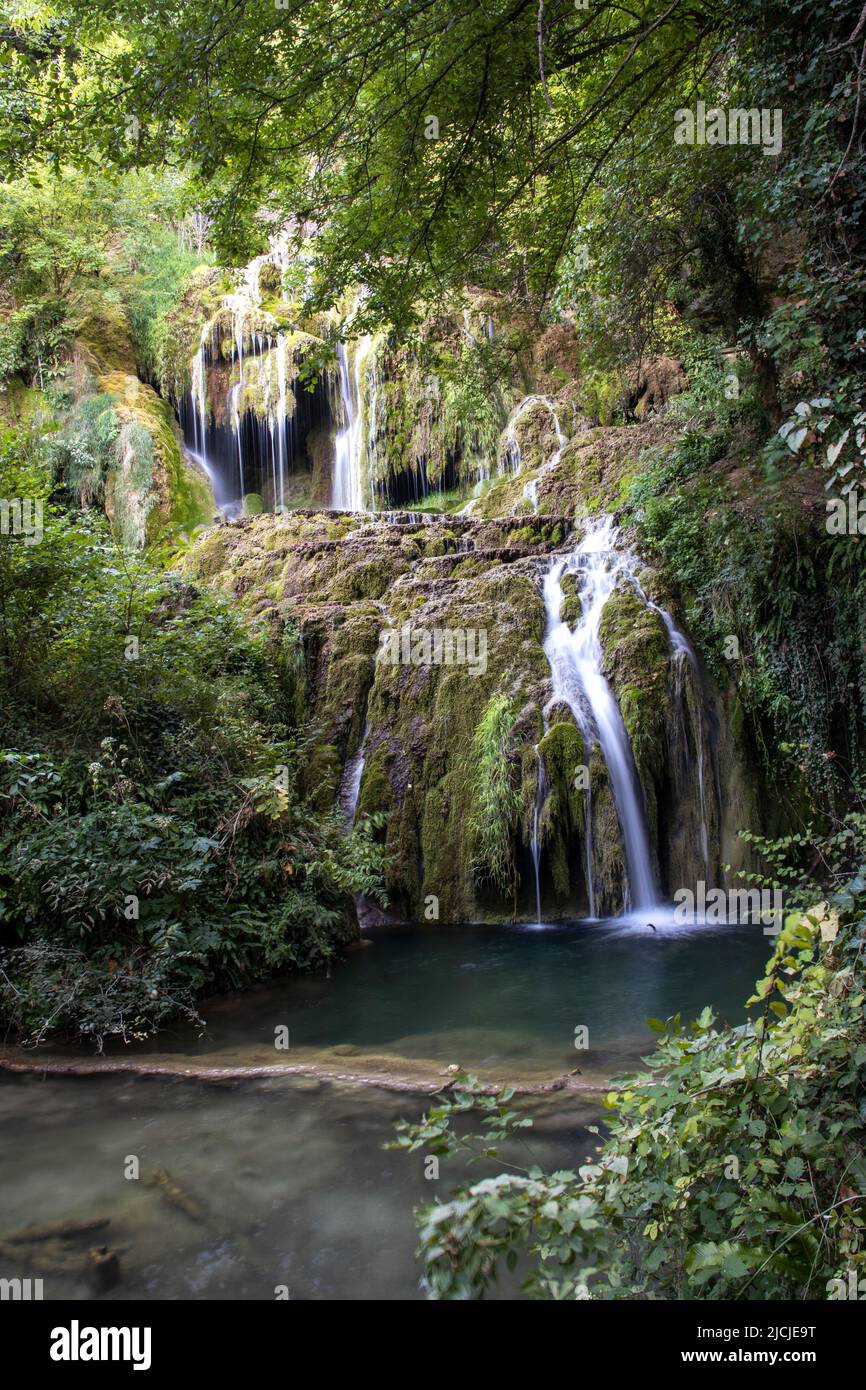 Amazing view of Krushuna Waterfalls, Lovech region, Bulgaria Stock ...