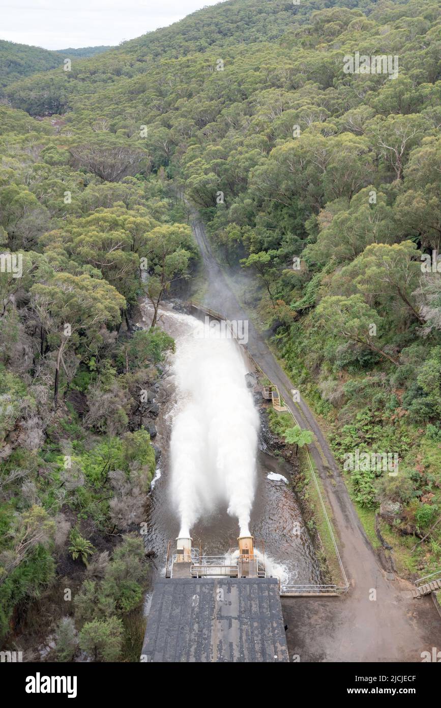 Completed in 1907 the Cataract Dam in New South Wales, Australia holds ...