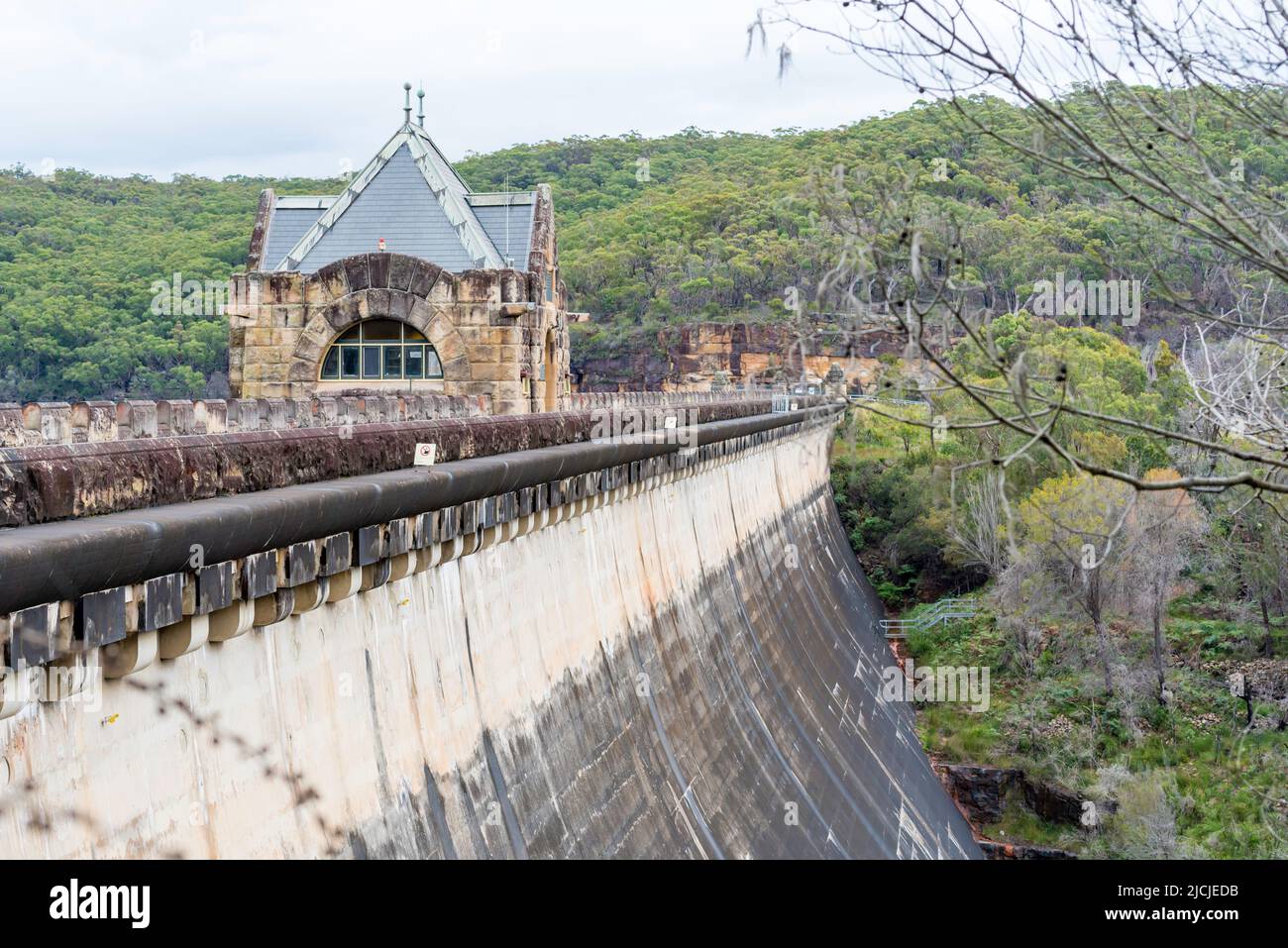 Completed in 1907 the Cataract Dam in New South Wales, Australia holds ...