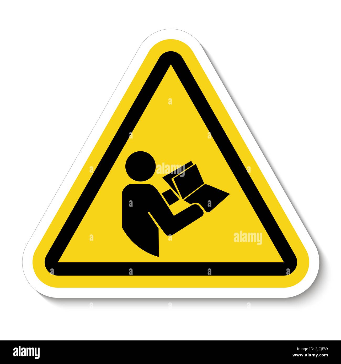 Read Technical Manual Before Servicing symbol Isolate On White ...