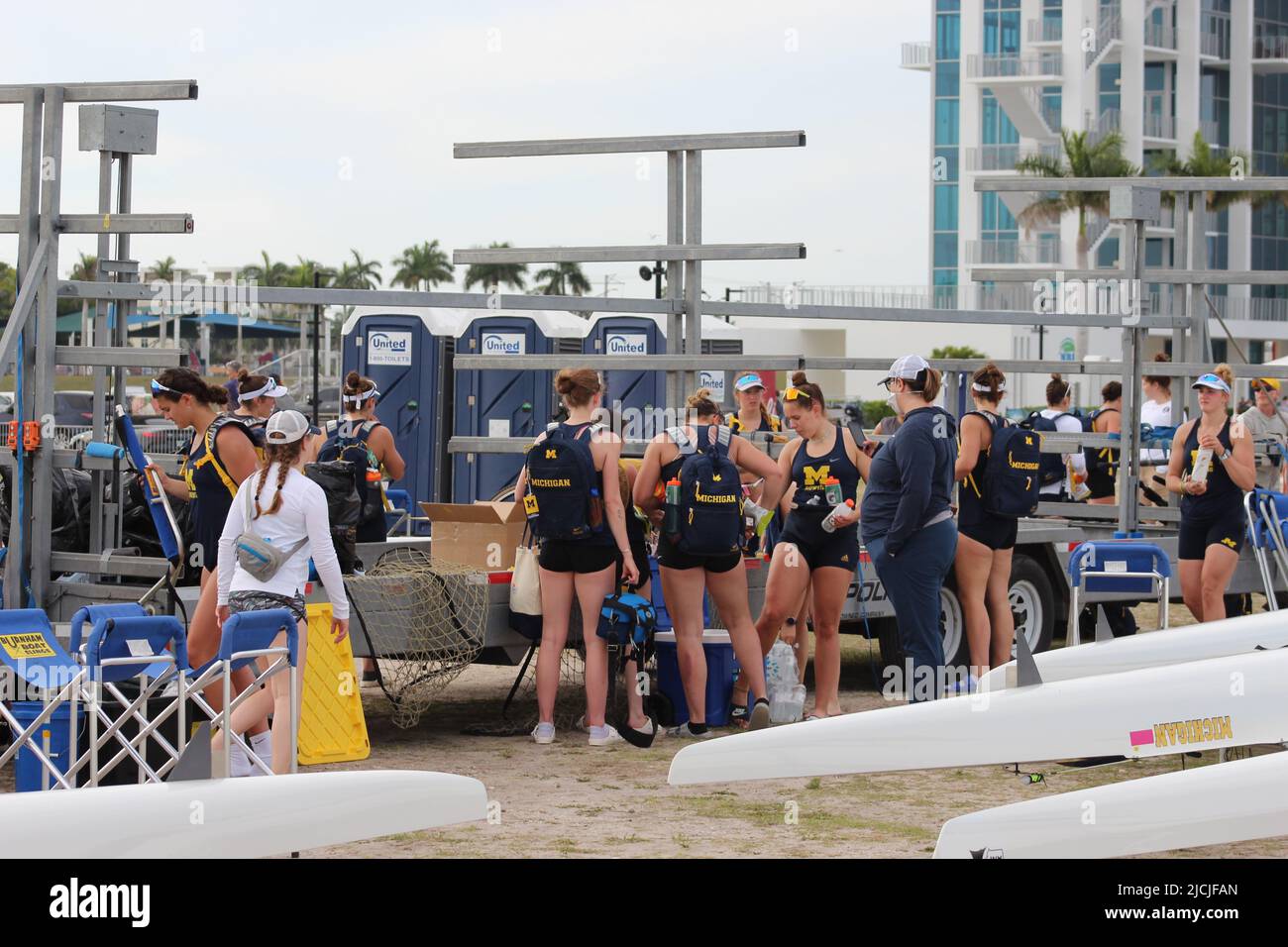 2022 University of Michigan womens team at big ten invitational regatta ...