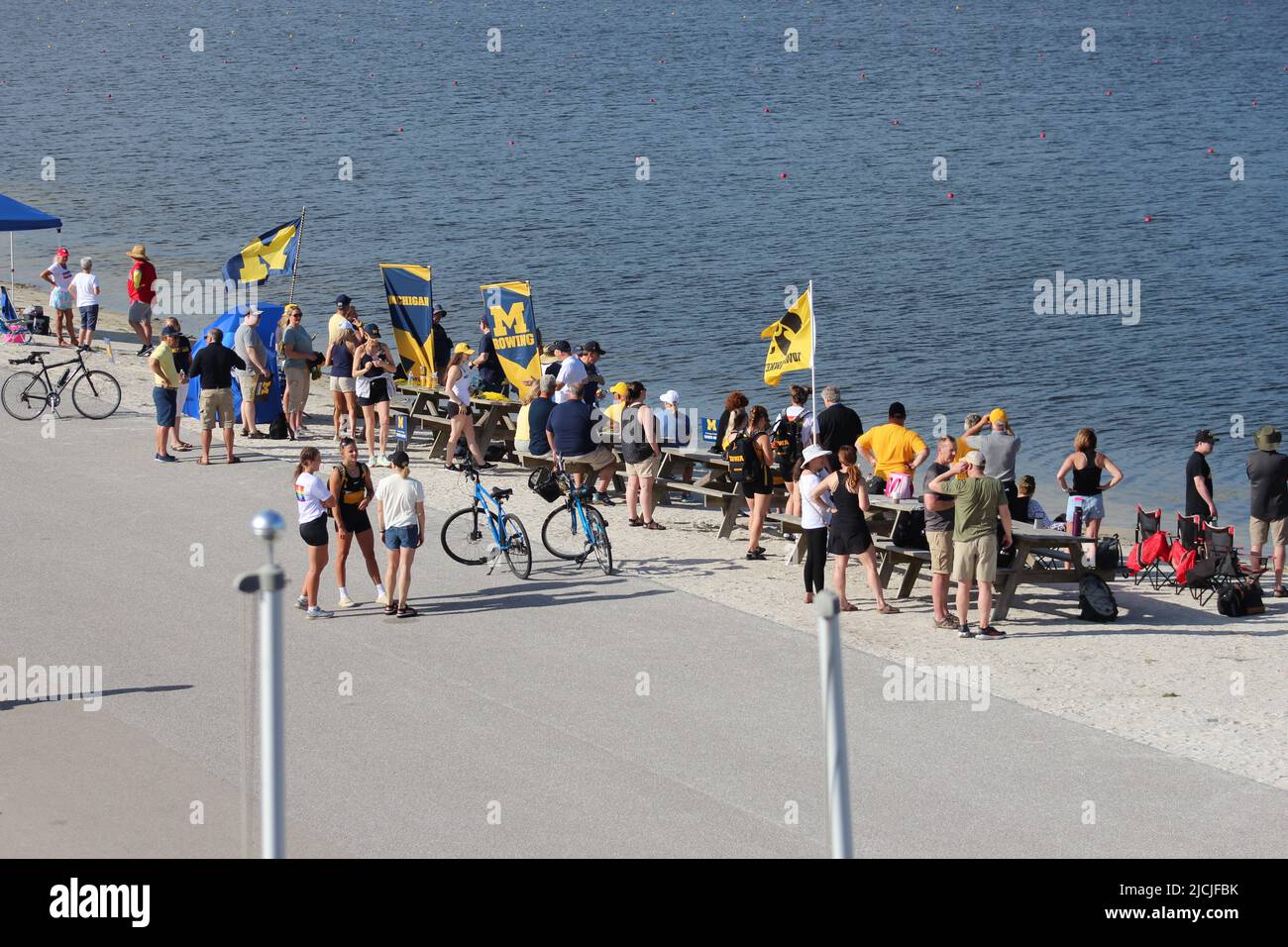2022 University of Michigan womens team at big ten invitational regatta ...