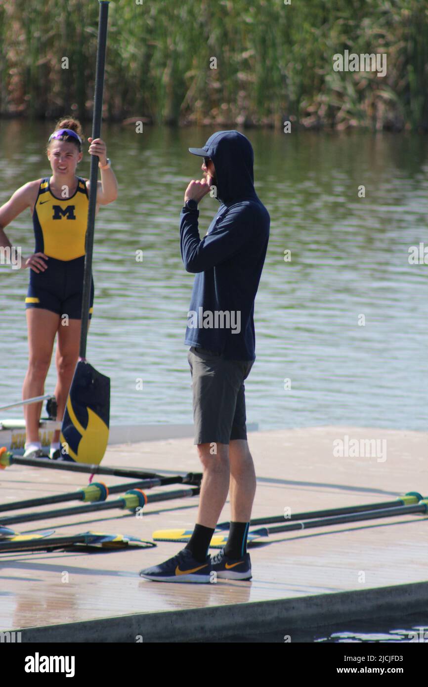 2022 University of Michigan womens team at big ten invitational regatta ...