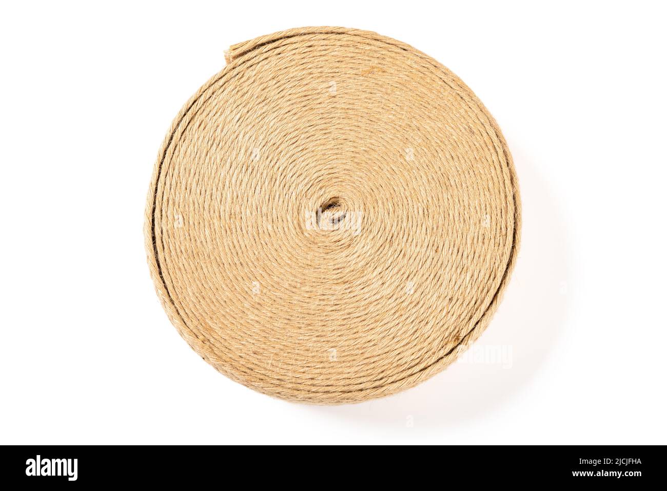 roll of weaving strap on white background Stock Photo - Alamy