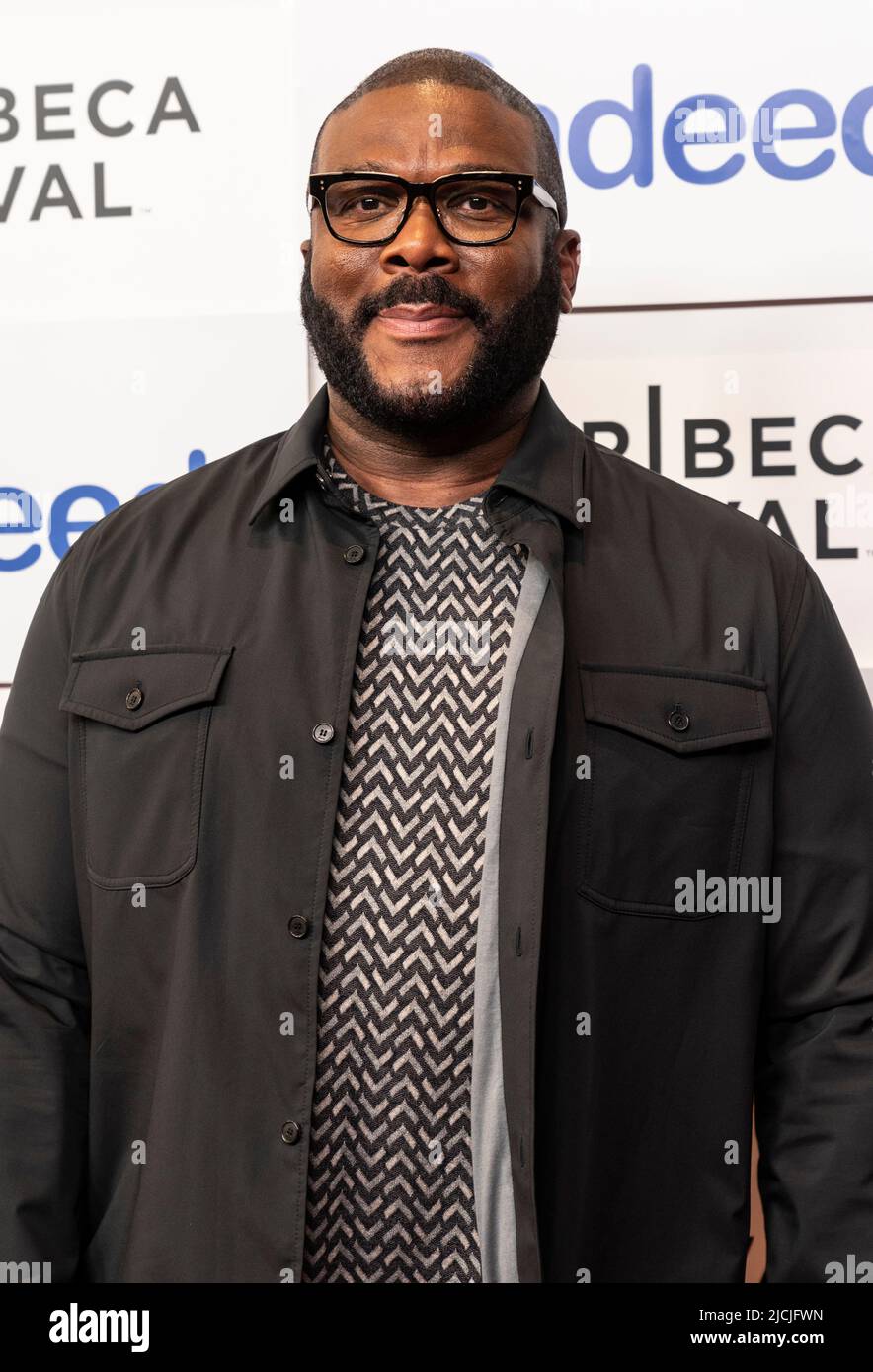 New York, NY - June 13, 2022: Tyler Perry attends Tribeca Film Festival ...