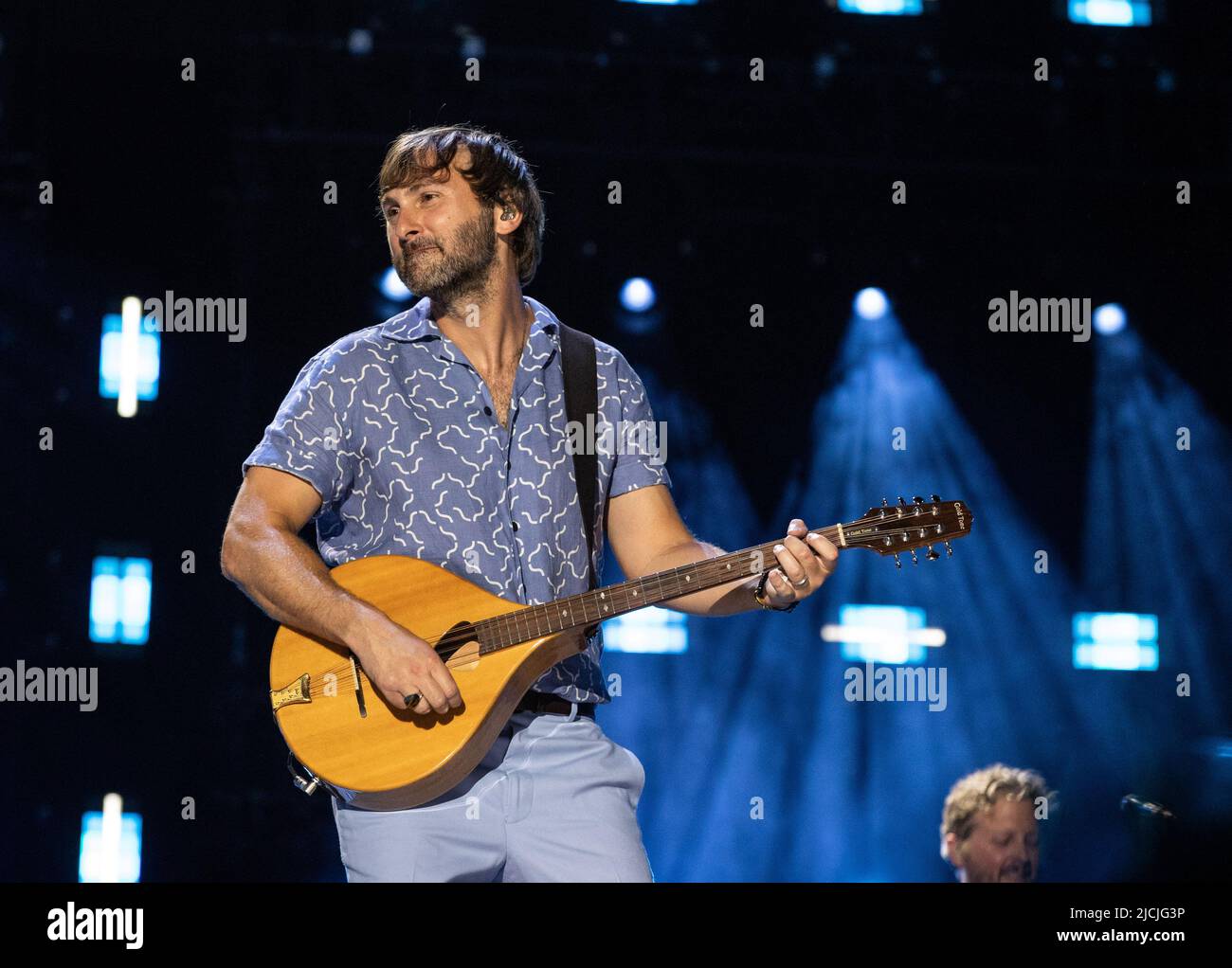 Lady A performs during day 4 of the 2022 CMA FEST at Nissan Stadium on ...