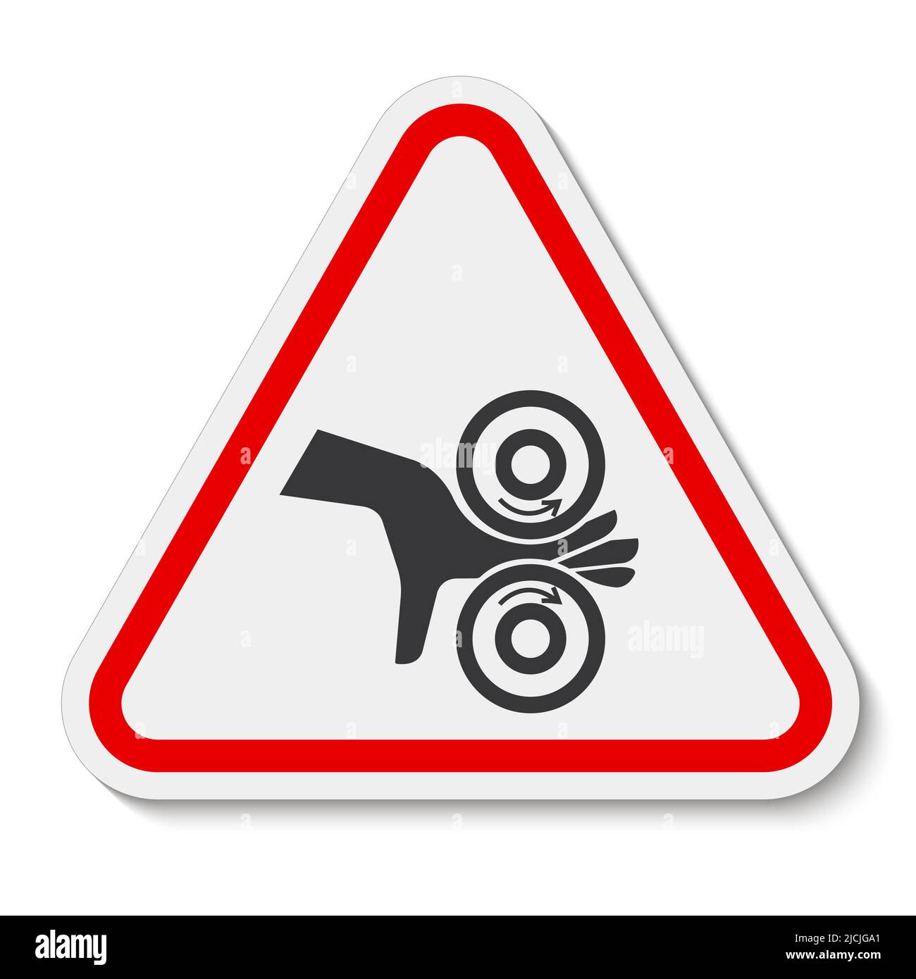 Hand Entanglement Rollers Symbol Sign, Vector Illustration, Isolate On ...