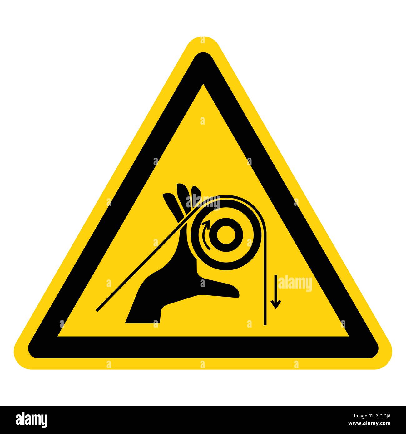 Hand Entanglement Rollers Symbol Sign Isolate On White Background ...