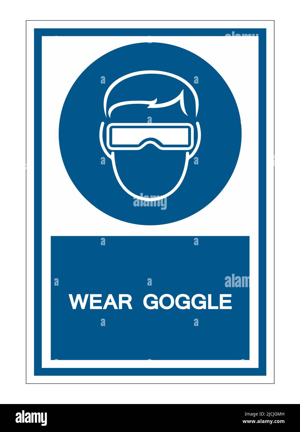 Symbol wear goggles Sign Isolate On White Background,Vector ...