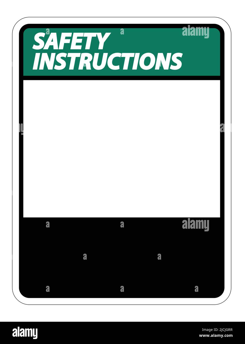 symbol Safety instructions sign label on white background,vector ...