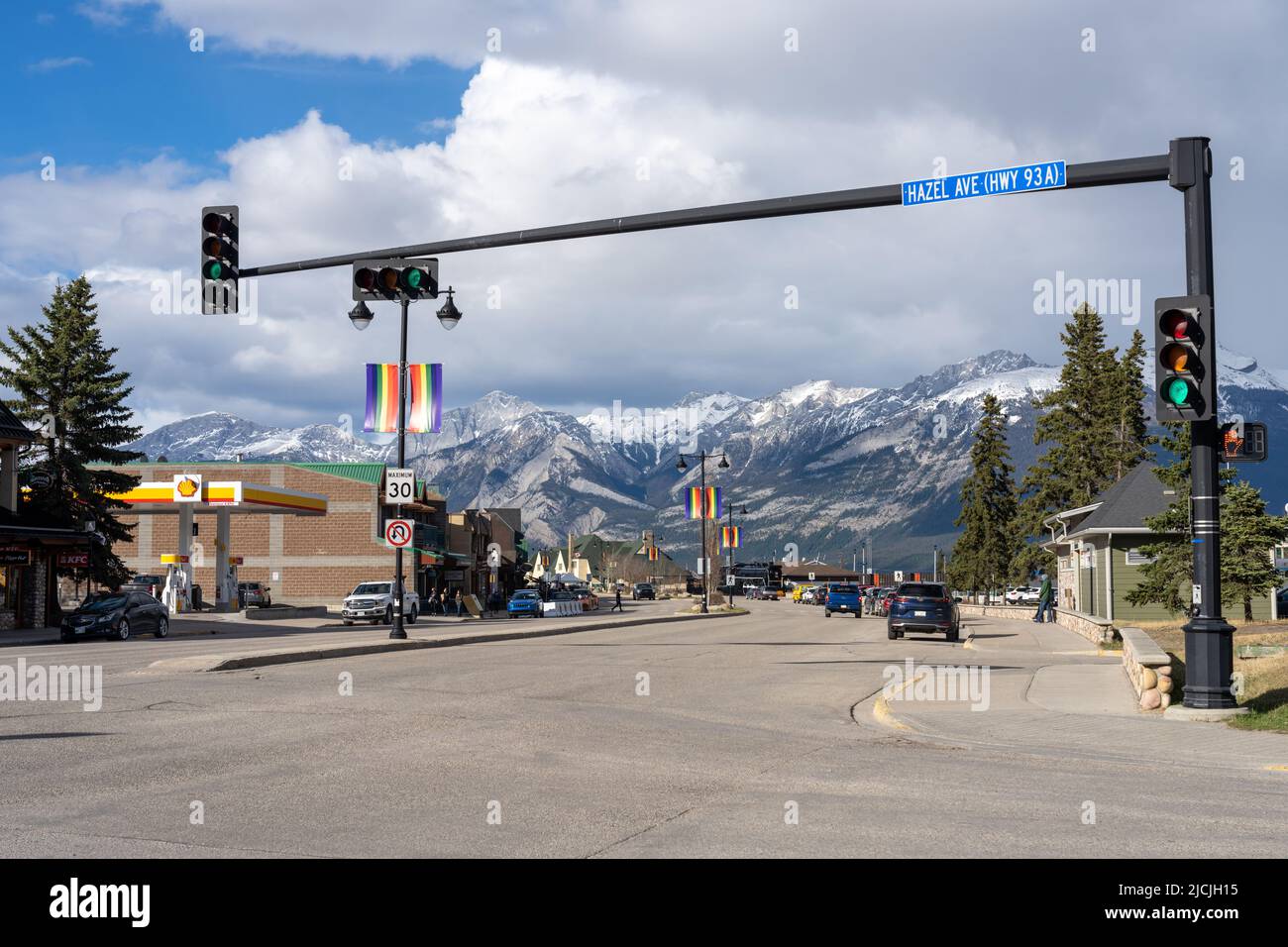 Downtown jasper town hi-res stock photography and images - Alamy