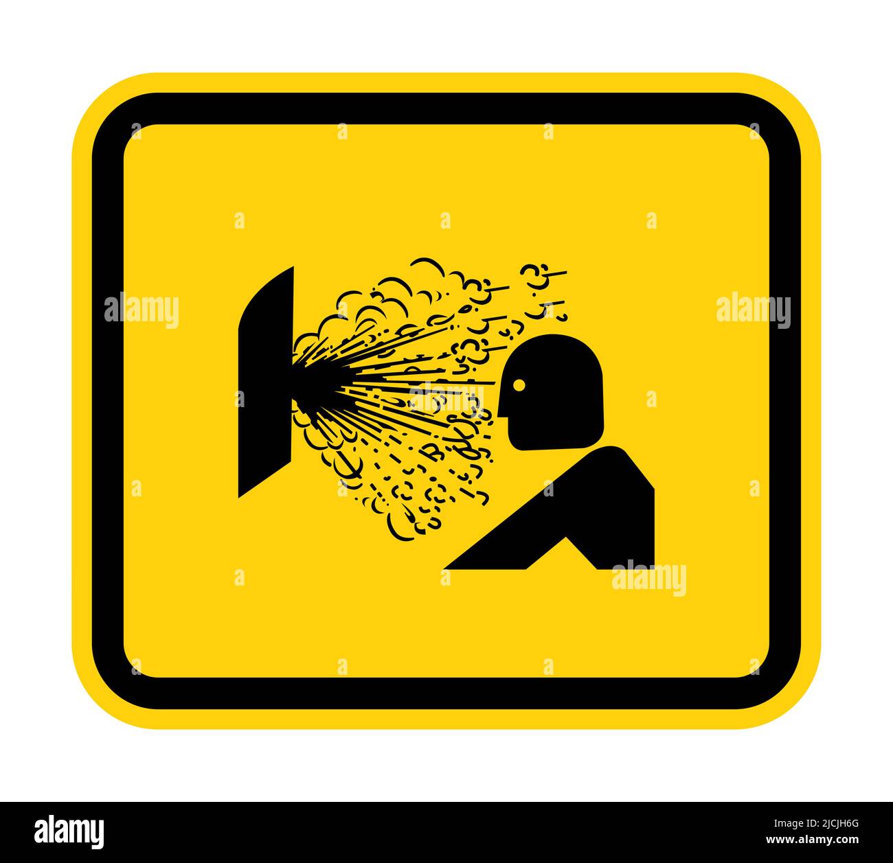 Explosion Release of Pressure Symbol Sign Isolate on White Background ...