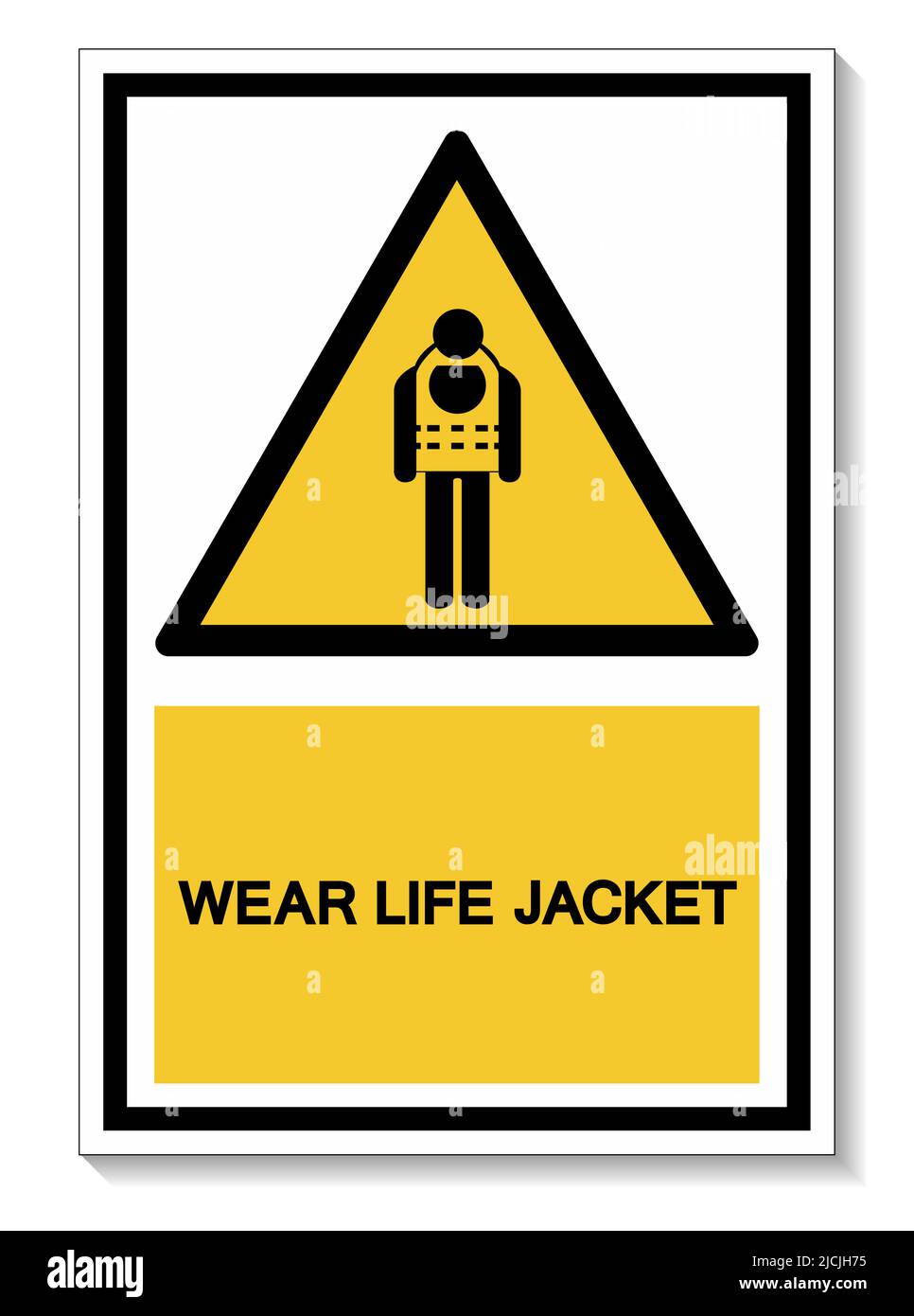 Symbol Wear Life Jacket Isolate On White Background,Vector Illustration ...