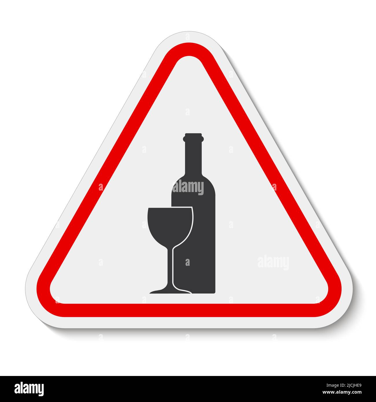 No drinking sign, no alcohol, prohibited activitive Stock Vector Image ...