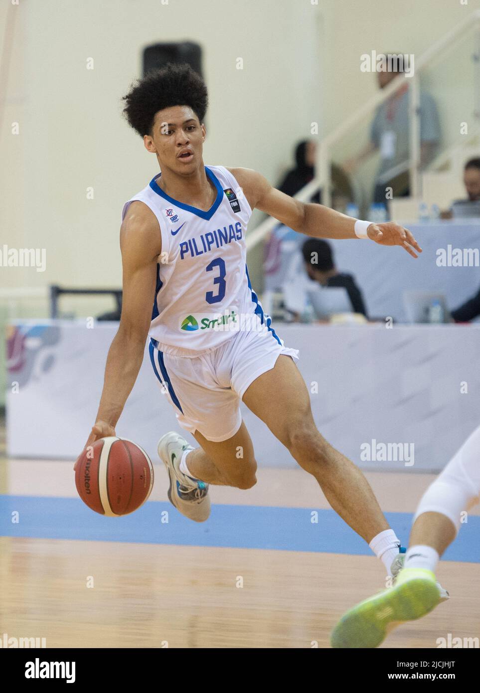 Caelum Emmanuel Harris of the Philippine Basketball team in action ...