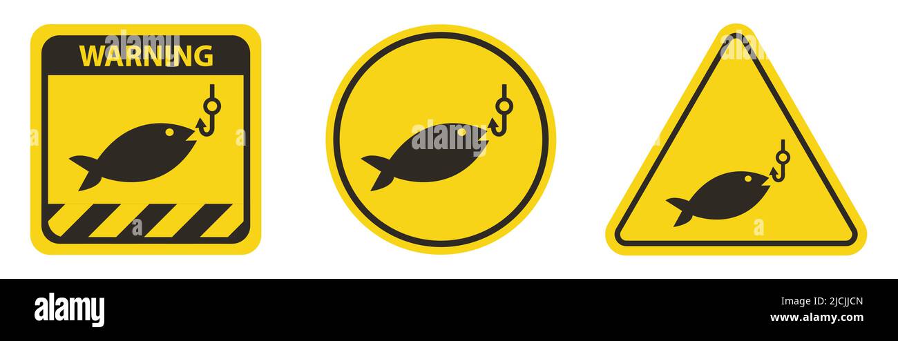 No Fishing Symbol Sign Isolate On White Background,Vector Illustration ...