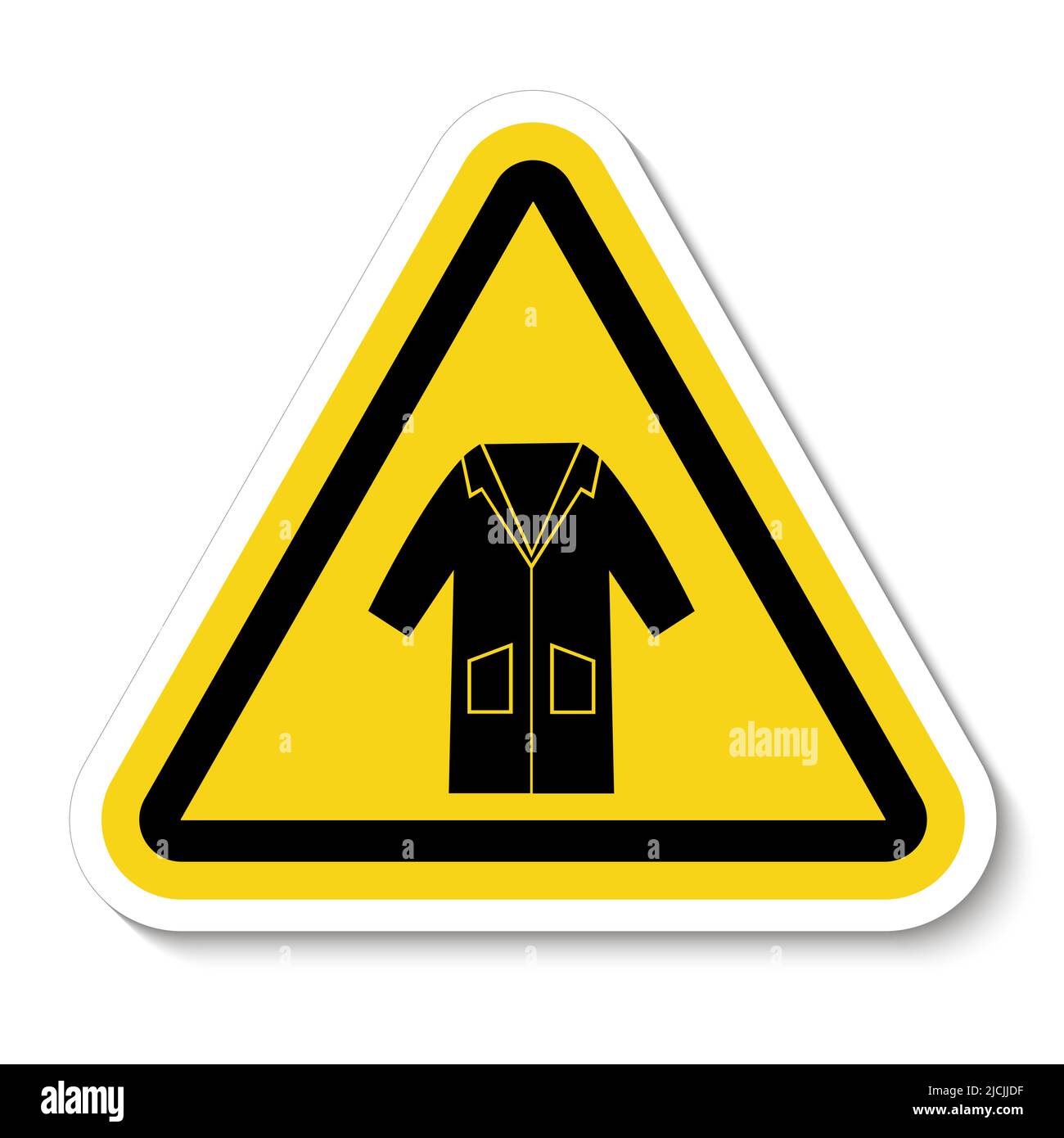 PPE Icon.Wear Smock Symbol Sign Isolate On White Background,Vector ...