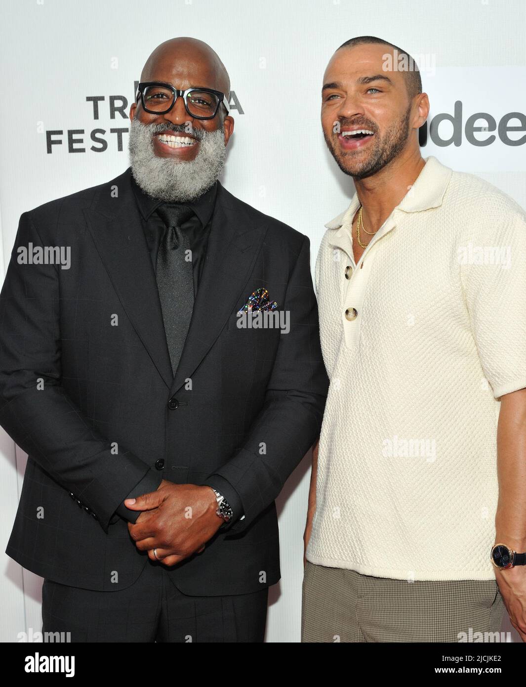 New York, USA. 13th June, 2022. L-R: Jason Wilson and Jesse Williams ...