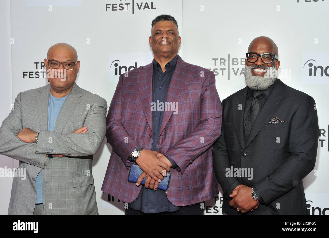 New York, USA. 13th June, 2022. L-R: Laurence Fishburne, Rodney Barnes ...