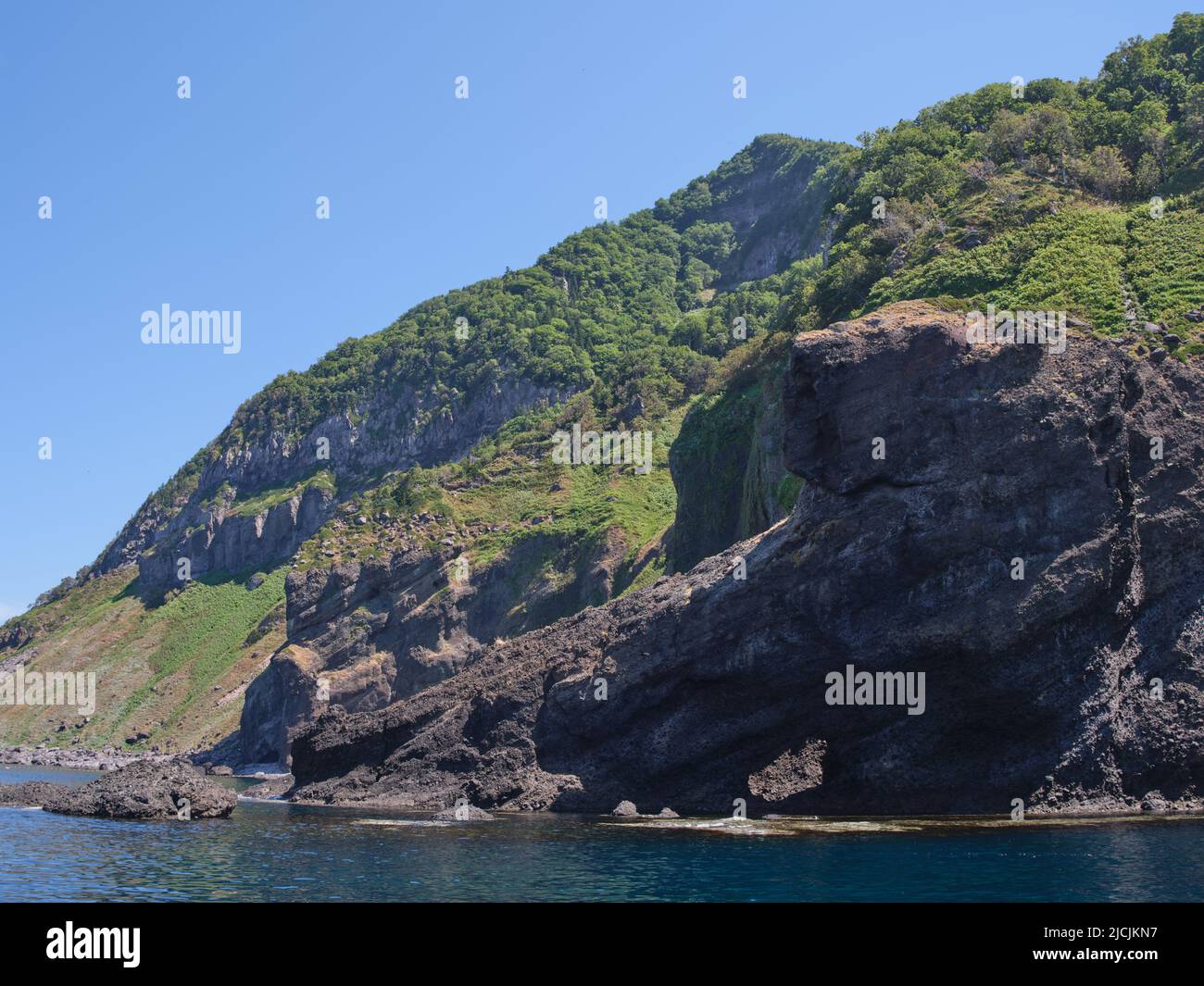 Shiretoko Peninsula from Cruise Ship, Hokkaido, Japan Stock Photo - Alamy