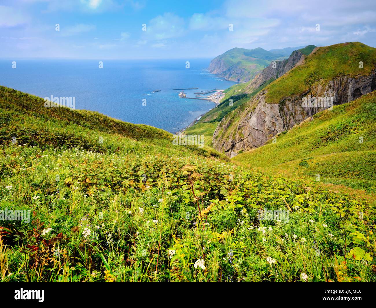 Landscape in Rebun Island, Hokkaido, Japan Stock Photo - Alamy