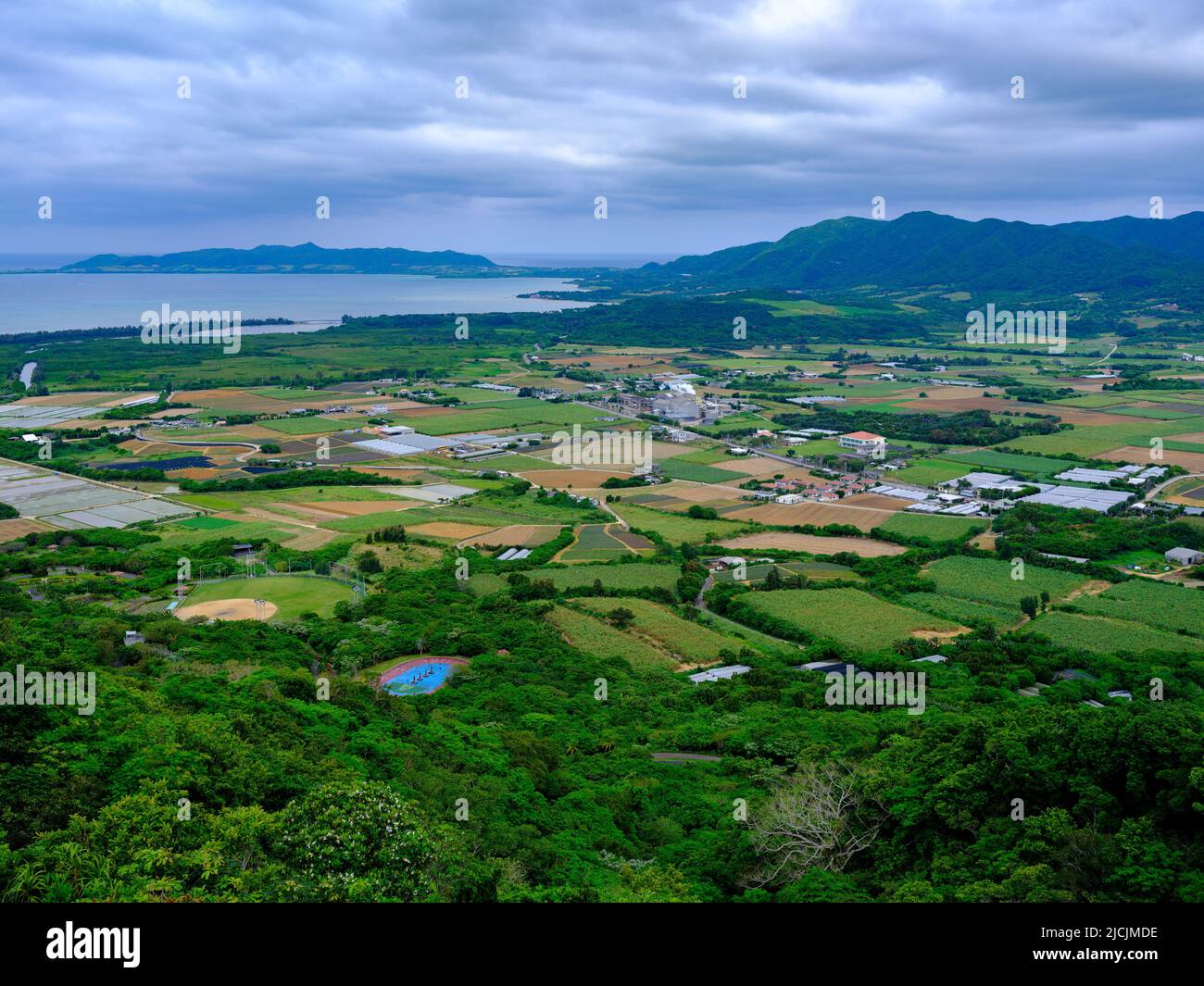 Farm Village in Ishigaki Island, Okinawa Prefecture, Japan Stock Photo ...