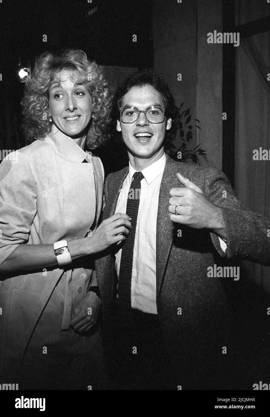 Betty Thomas and Michael Keaton Circa 1980's Credit: Ralph Dominguez ...