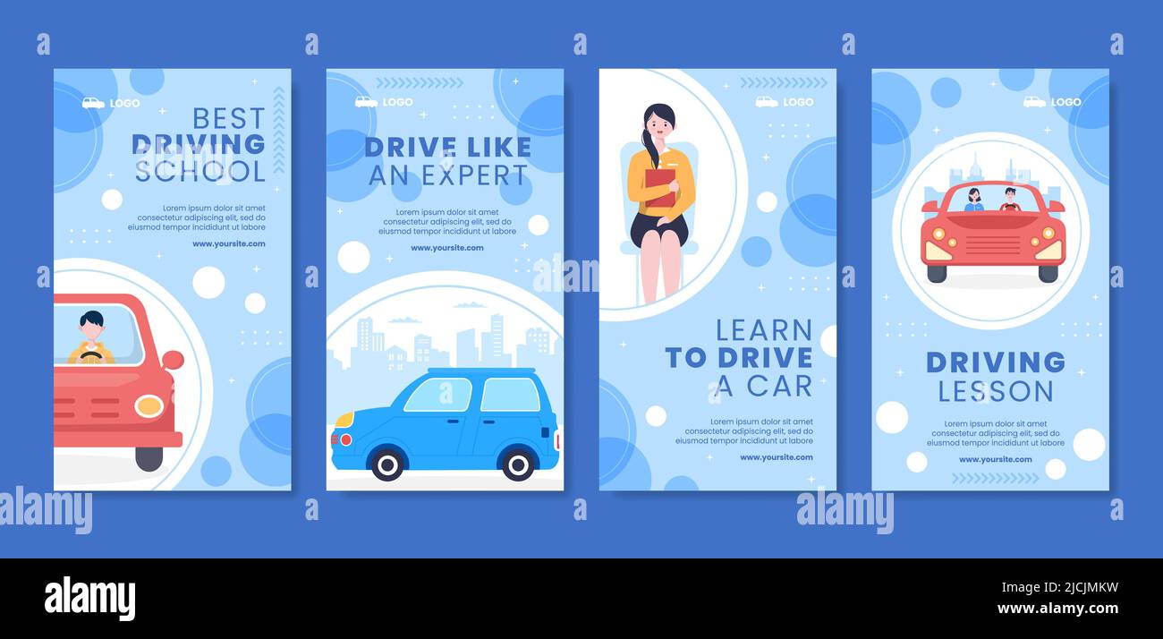 Driving school course Stock Vector Images - Alamy