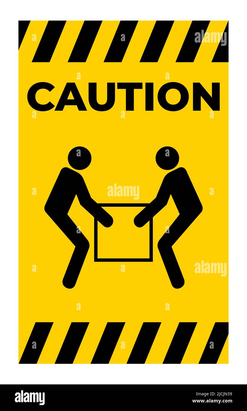 Use Two Person Lift Symbol Sign Isolate On White Background,Vector ...