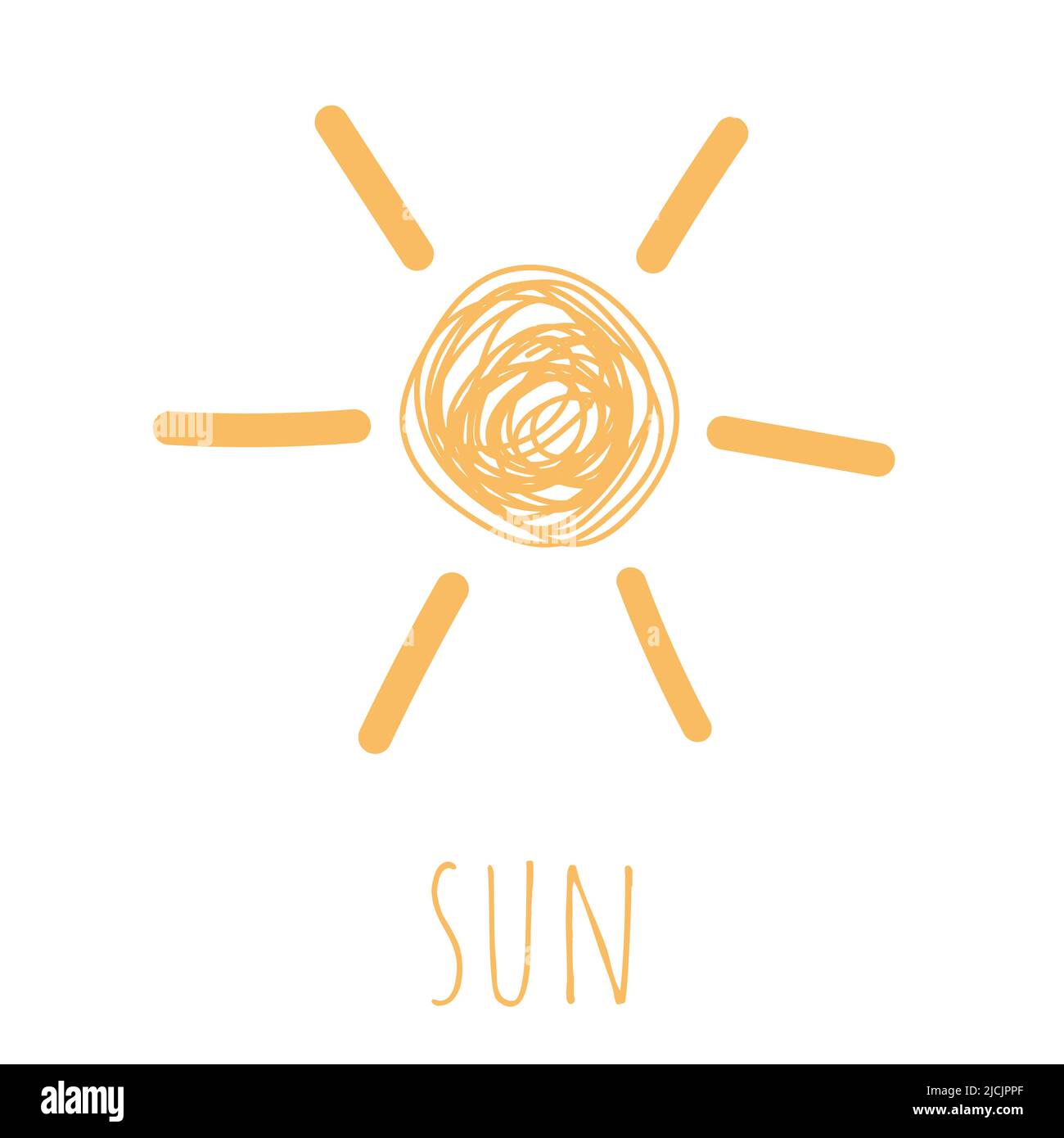 Sun vector drawing Stock Vector Image & Art - Alamy
