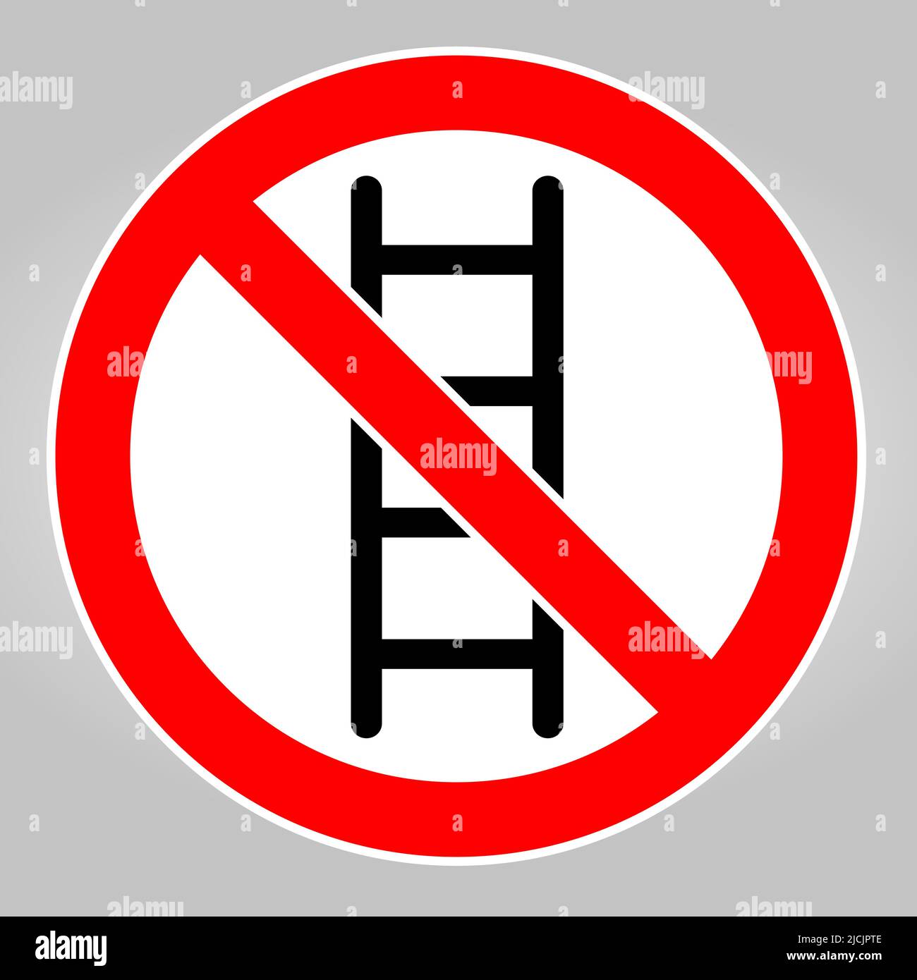 Do Not Use Ladders Symbol Stock Vector Image & Art - Alamy