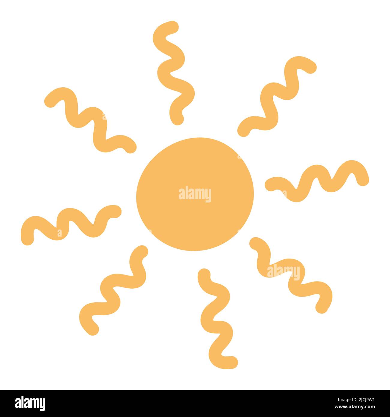 Sun vector drawing Stock Vector Image & Art - Alamy