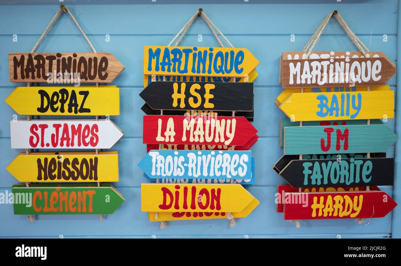 Colorful signposts hi-res stock photography and images - Alamy