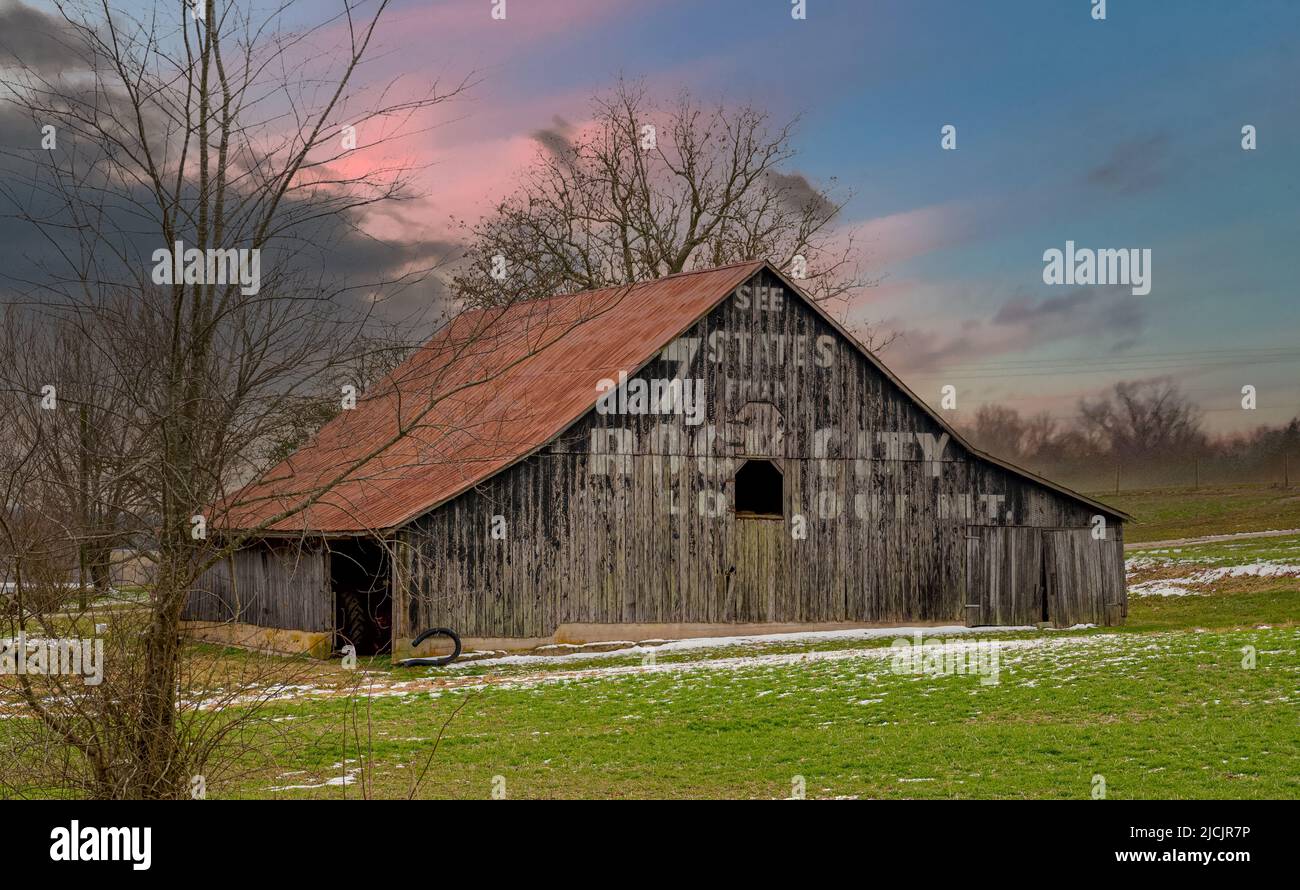 See Rock City Barn Advertising Where To See Alabama's Surviving See