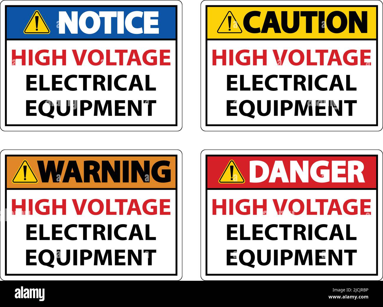 Sign on high line Stock Vector Images - Alamy