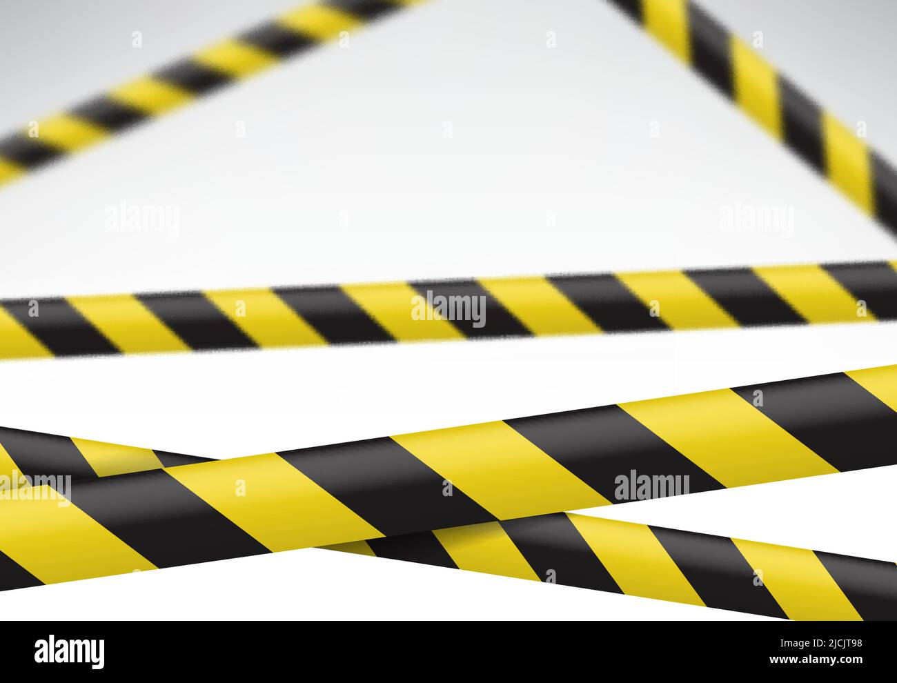 Realistic caution tape, security barrier and safety stripe line vector ...
