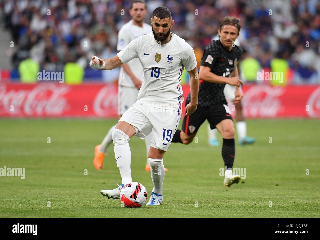 Karim Benzema of France during the UEFA Nations League, group 1 match ...