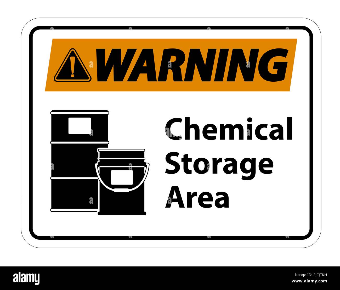 Warning Chemical Storage Symbol Sign Isolate on transparent Background ...