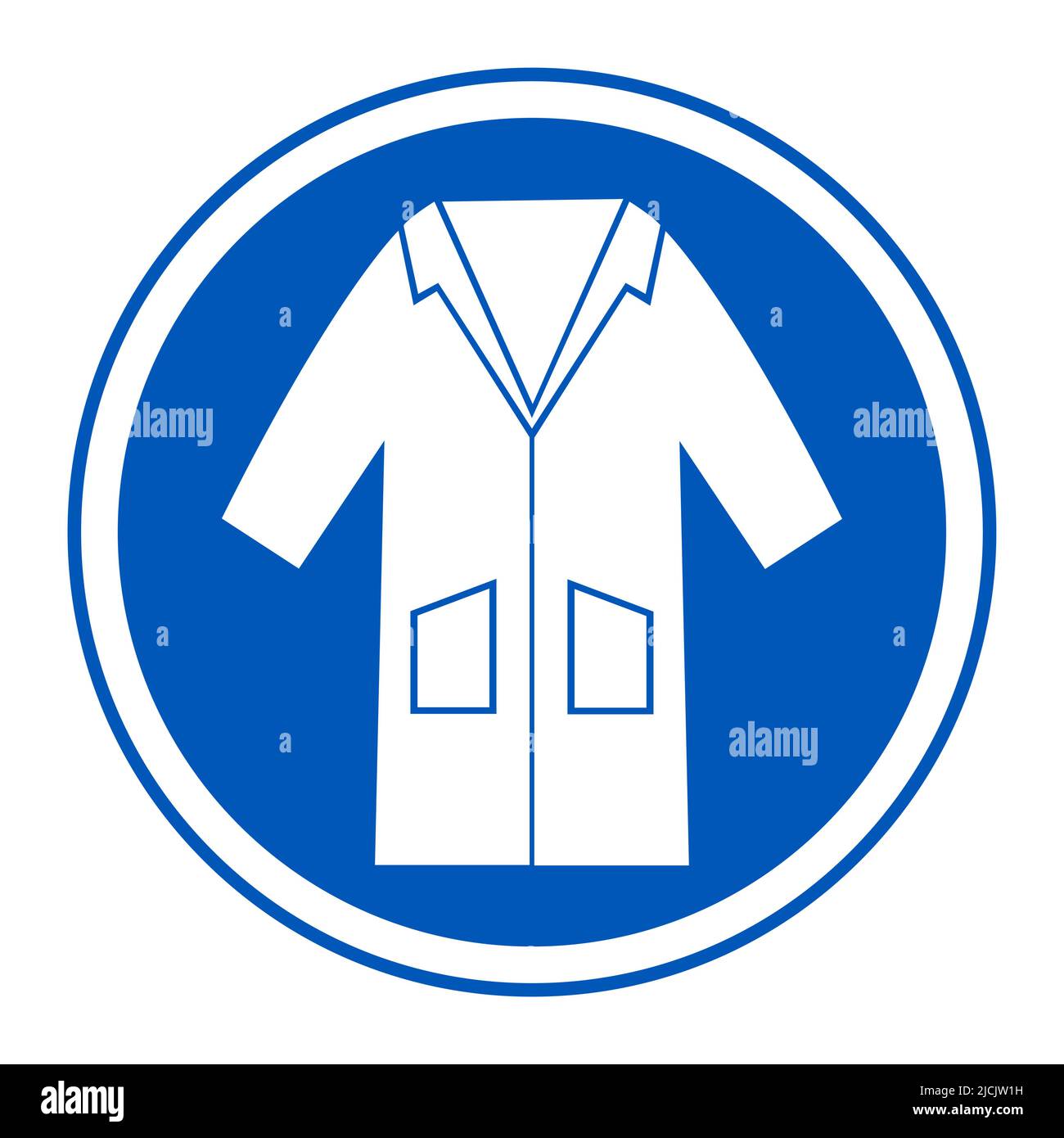 PPE Icon.Wear Smock Symbol Sign Isolate On White Background,Vector ...