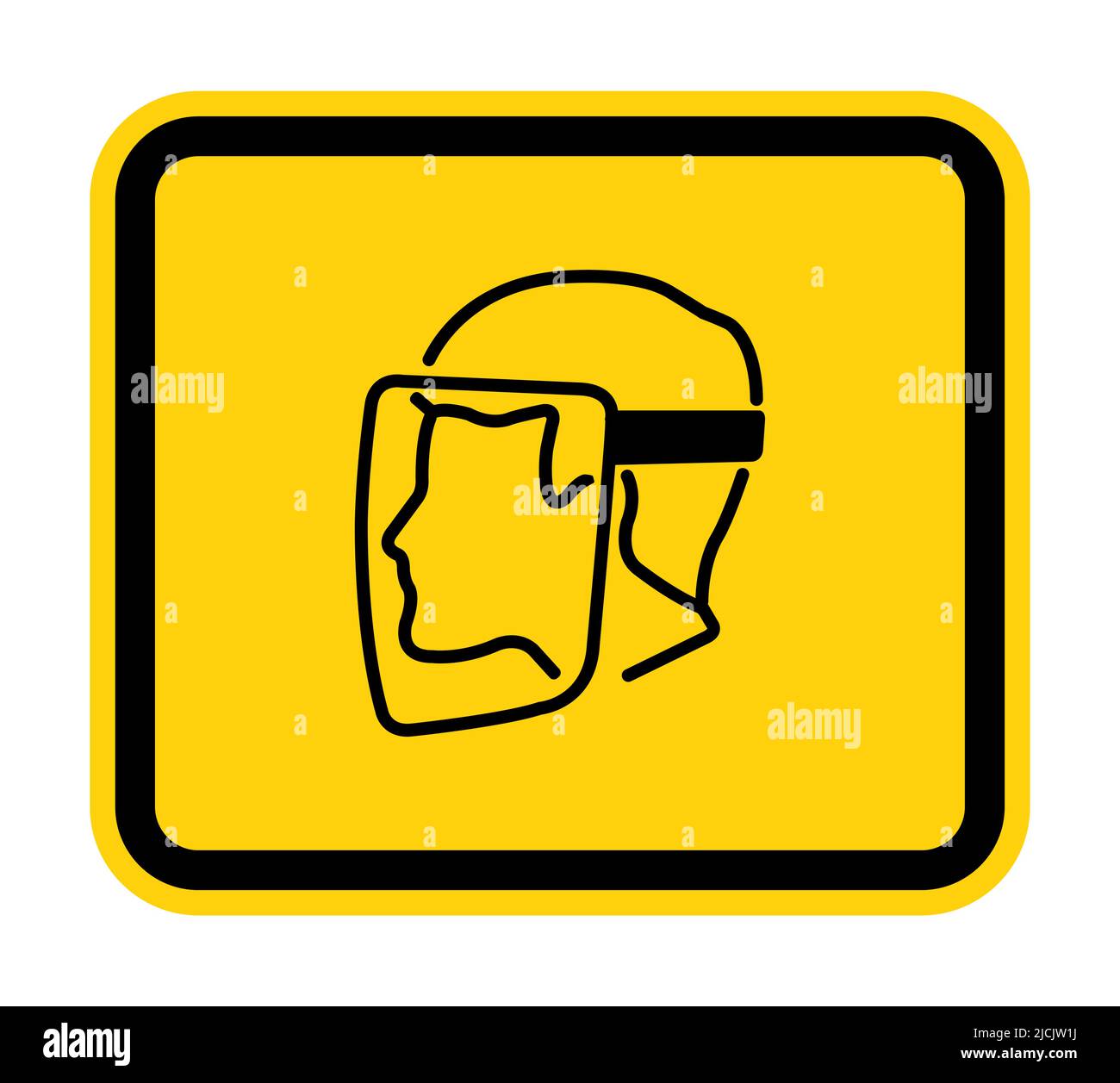 Face Shield Safety Symbol