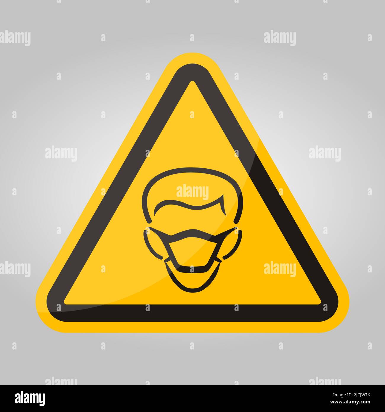 PPE Icon.Wear Mask Symbol Sign Isolate On White Background,Vector ...