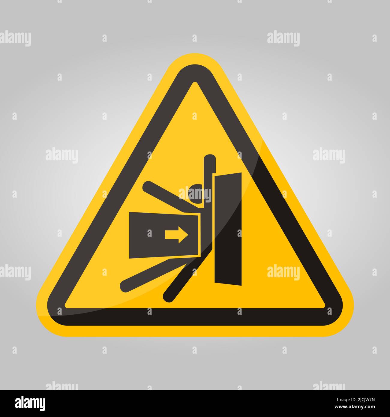 Body Crush Force From Side Symbol Sign, Vector Illustration, Isolate On ...