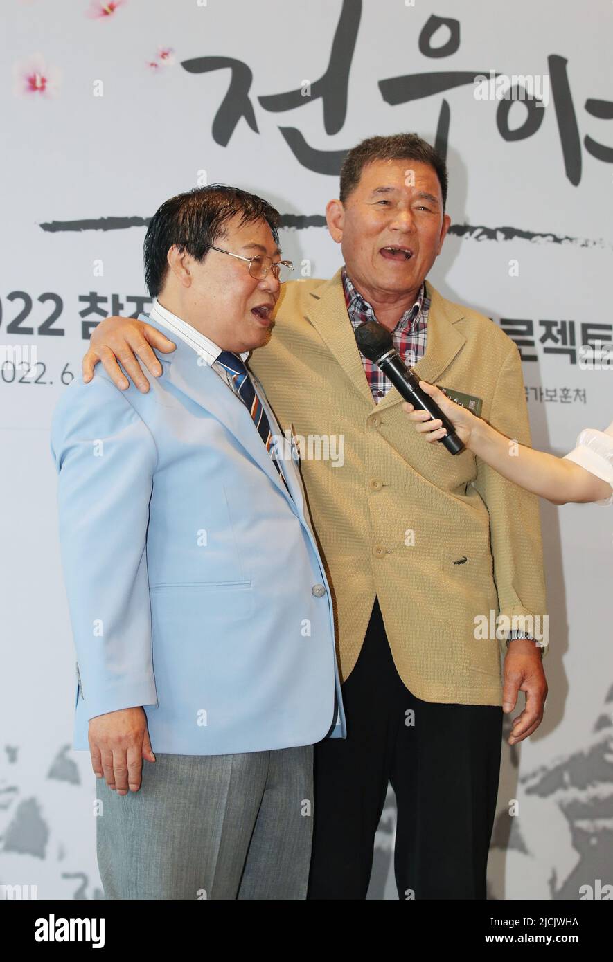 14th June, 2022. Reunions of comrades in arms South Korean veterans of ...