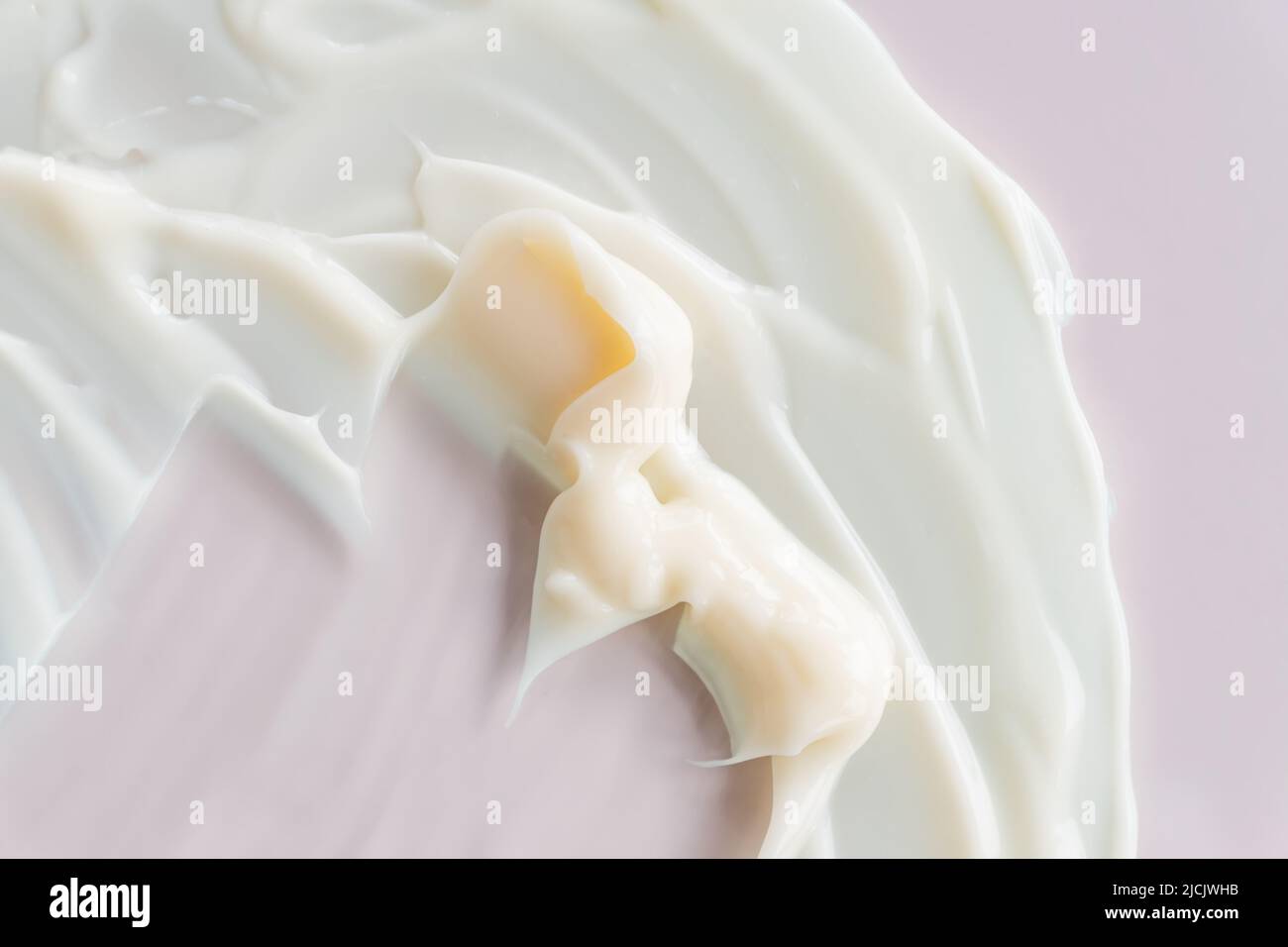 Cosmetic lotion background. Light cream smeared. Moisturizer, mask ...