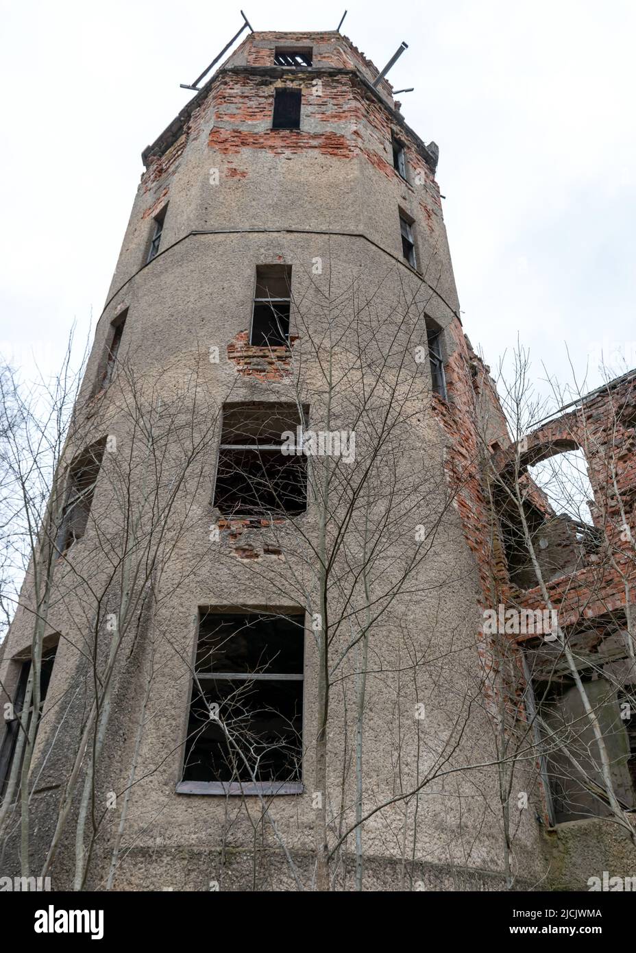 Grand Veckarku Castle, from which the remains of the castle with a ...