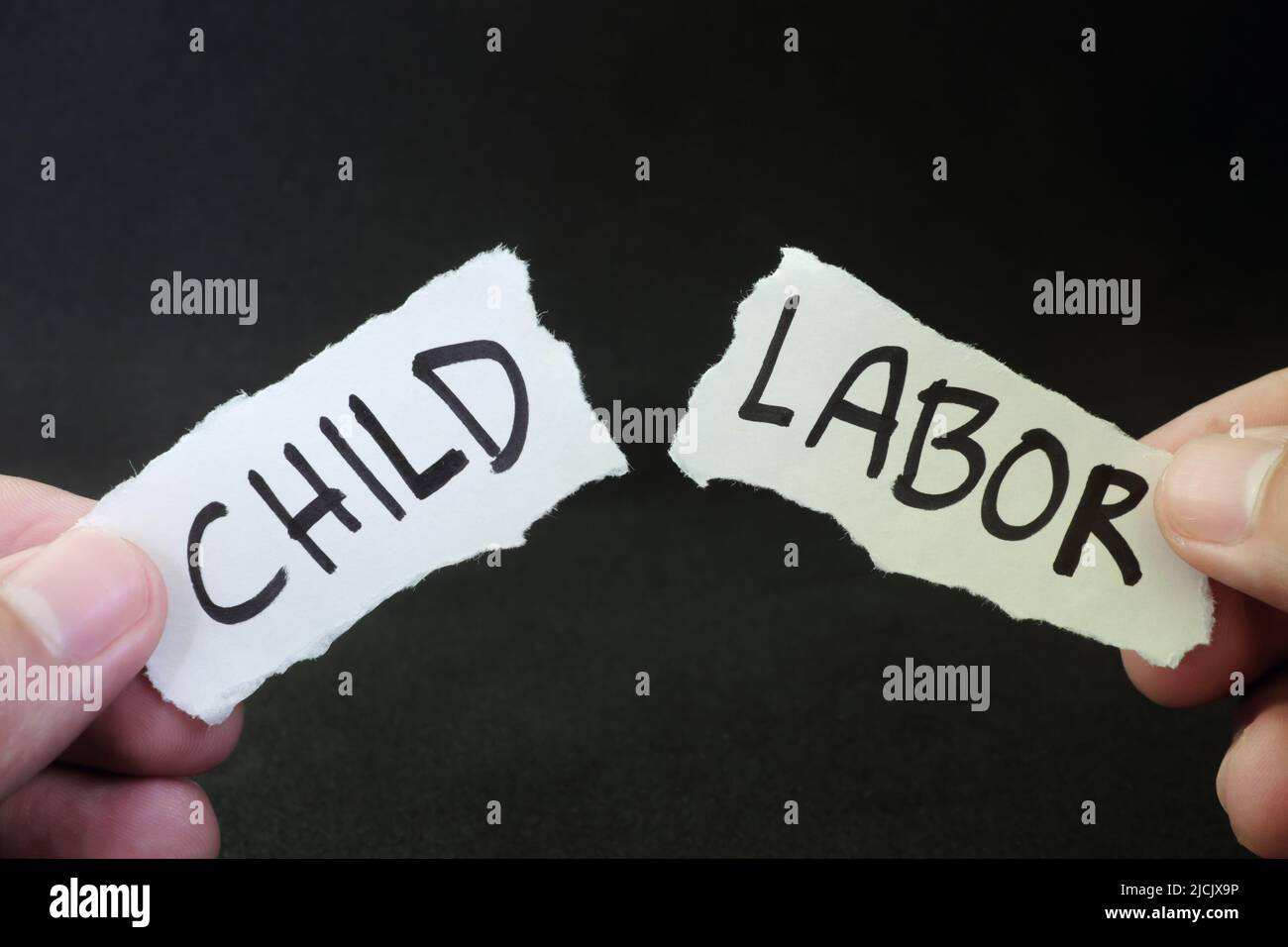 Stop Child Labor Hand