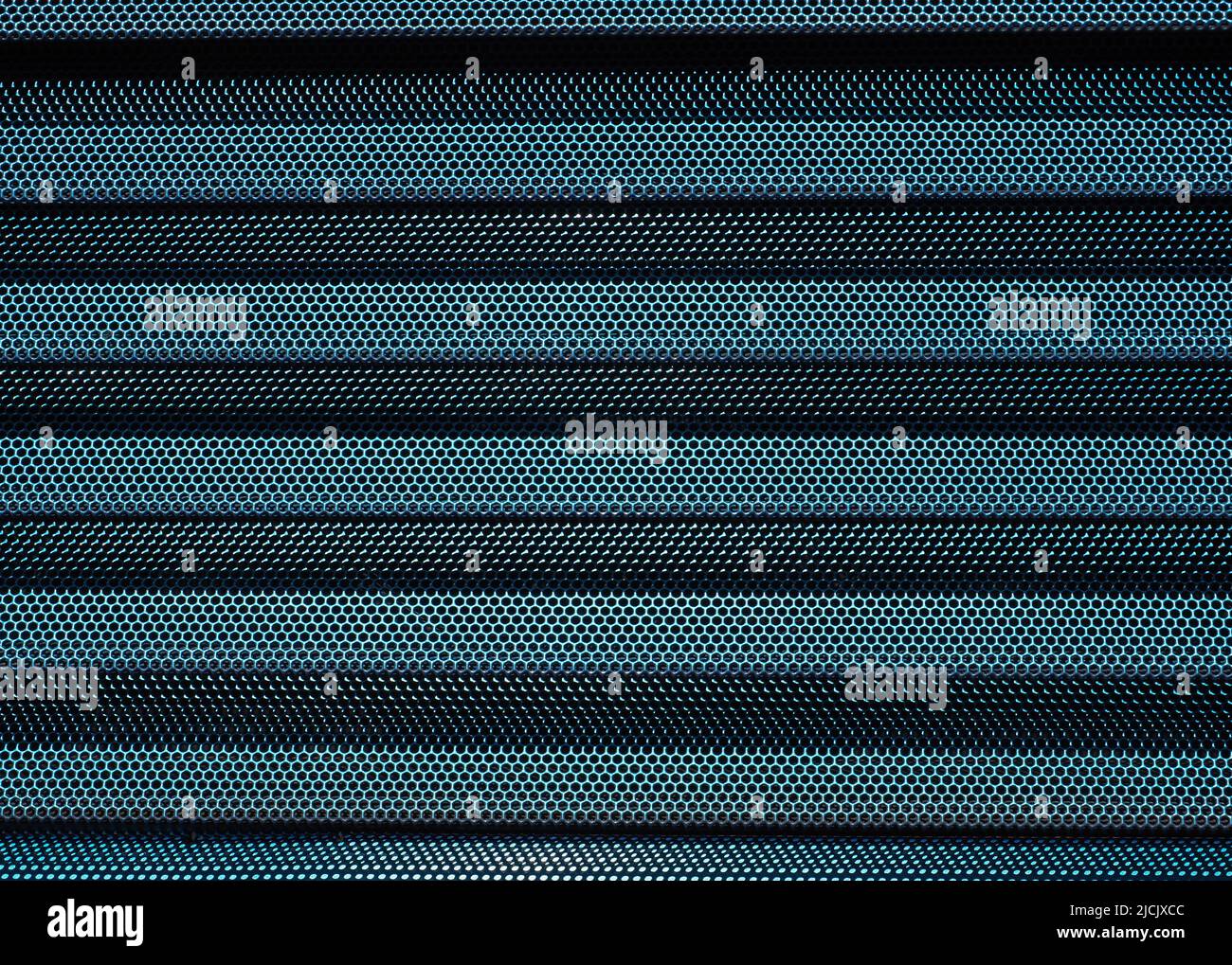 blue steel mesh metal texture useful as a background Stock Photo - Alamy