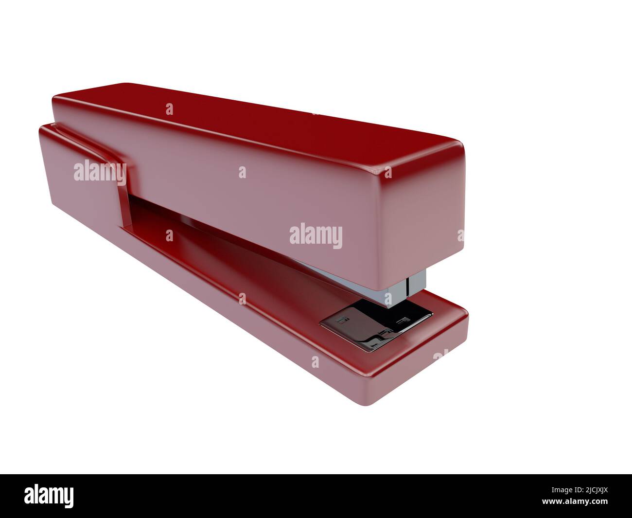 3d render illustration of Paper stapler on a white background Stock ...