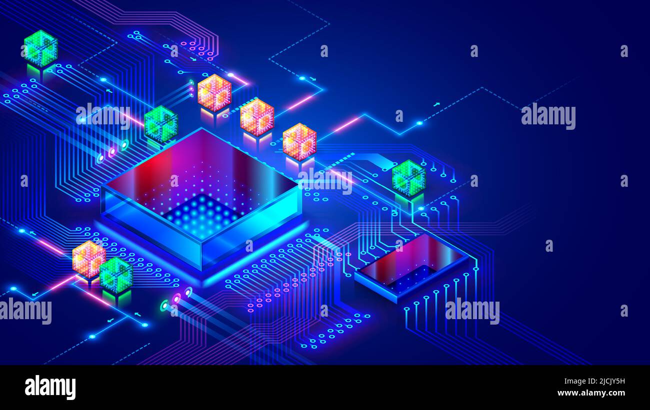 Integrated optical device Stock Vector Images - Alamy